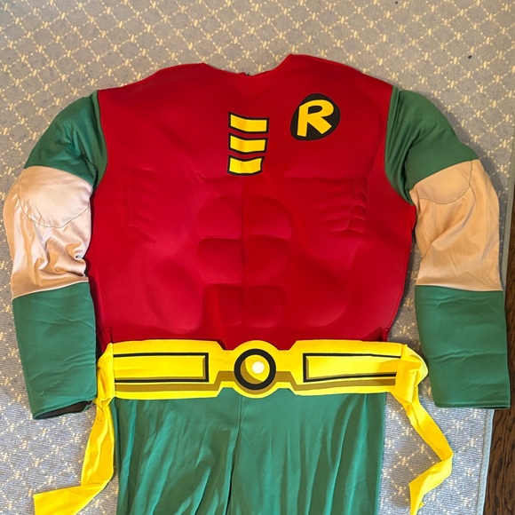 DC Comics | Other | Dc Comics Deluxe Muscle Robin Costume Adult Small ...